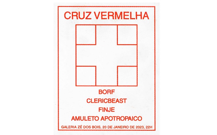 CRUZ VERMELHA | AMULETO APOTROPAICO | FINGE | CLERICBEAST | BORF